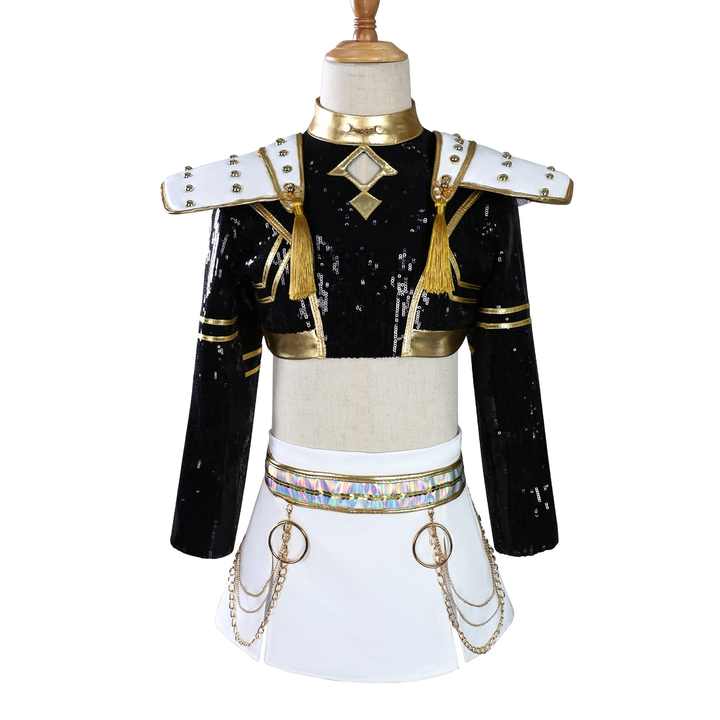 Megan Wholesale KPOP Demon Hunters Anime Costume Adult Kids Uniform ...