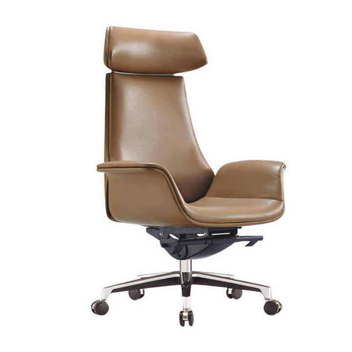Ergonomic Luxury Office Chair - Modern & Adjustable Leather