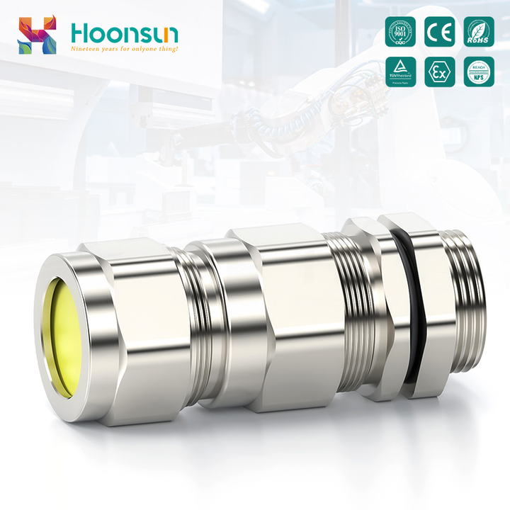 Explosion-Proof Double Sealed Cable Gland Stainless Steel Armored Cable ...