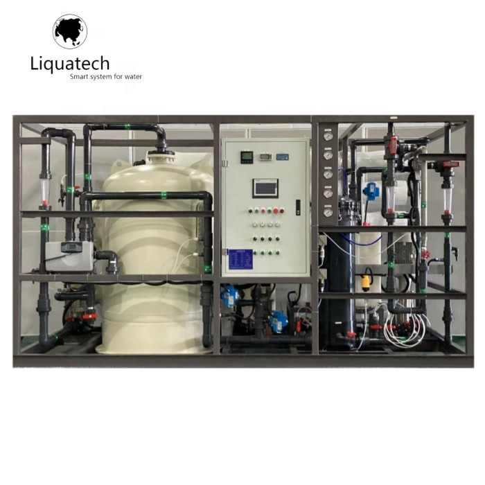 50m3/day Skid Mounted SWRO Sea Well Water Desalination Plants Ro Water ...