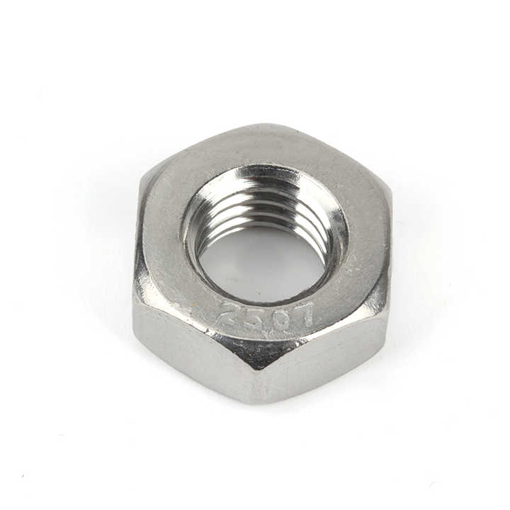 DIN 934 2507 Duplex Stainless Steel Hexagonal Bolts and Nuts Hex Nuts ...