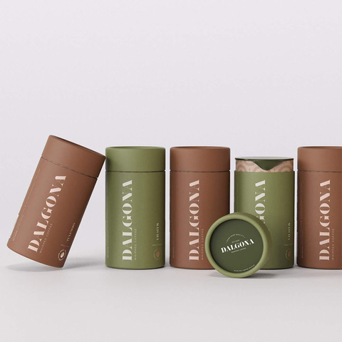 Custom Luxury Cylindrical Food Grade Round Box Tea Gift Packaging ...