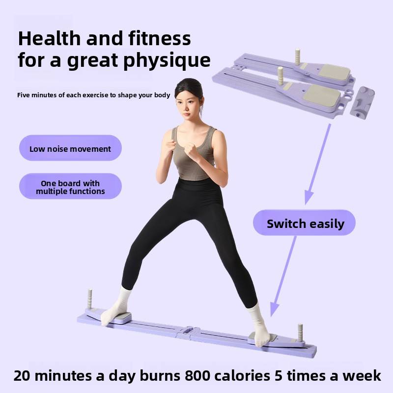 Multifunctional Ski Trainer Pilates Home Fitness Equipment Waist ...
