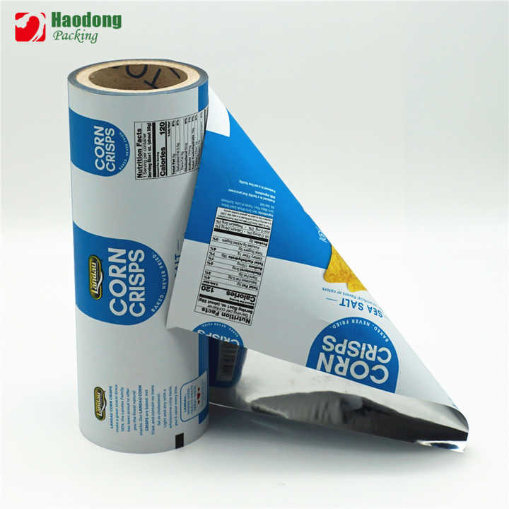 Custom Printed Snack Food Laminated Material Multilayer Packaging Auto ...