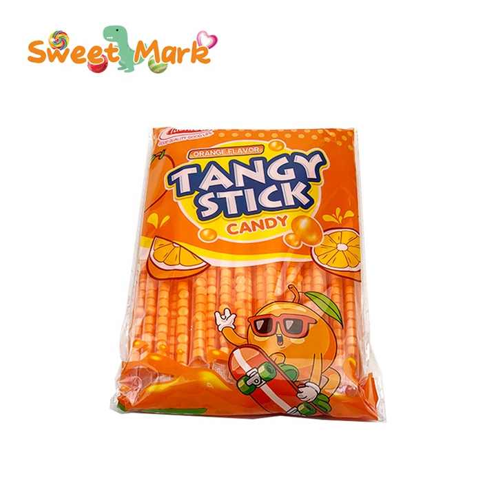 Halal Tangy Stick Orange Flavor Hard Candy| Alibaba.com