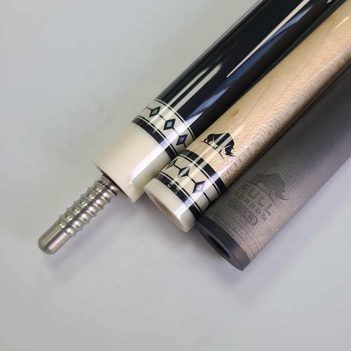 NEW Black Pool Carbon Cue Set 58inch+12.5mm Radial Pin Sticker Decal ...