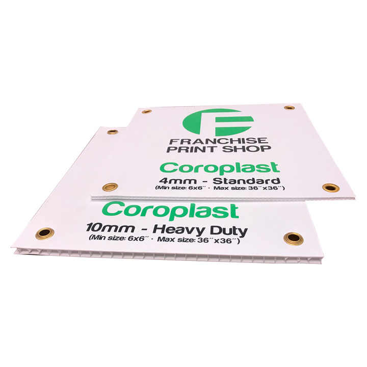 4mm Corflute Plastic Yard Signs 18x24 With H-stakes Yard Signs Cheap ...