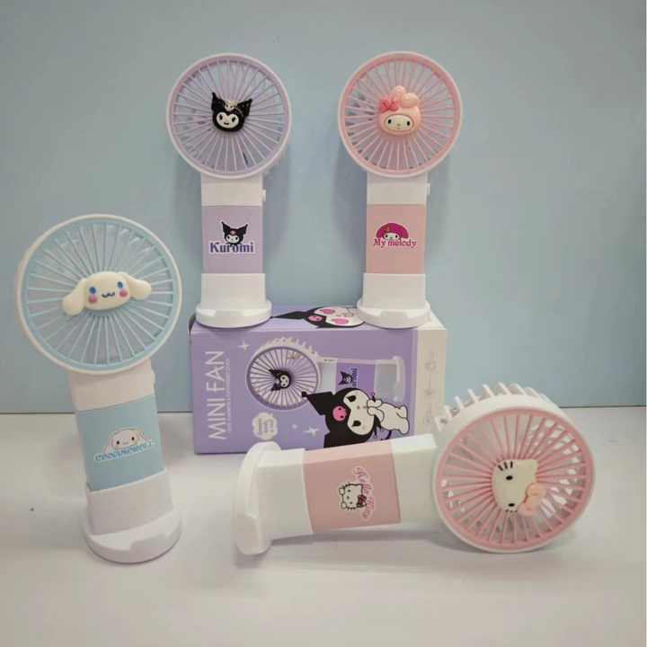 Wholesale Cute Electric Fan Handheld Summer Fan Kids Holding Folding ...
