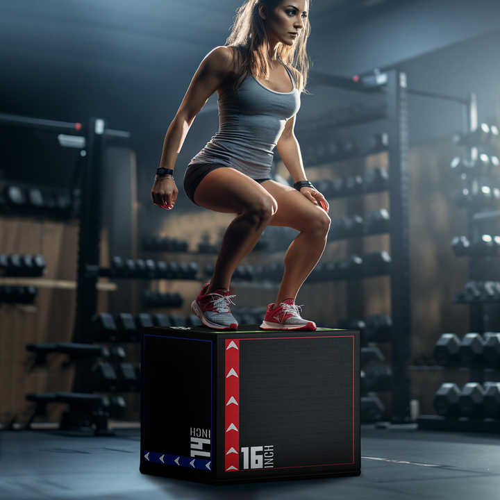 Factory Wholesale Fitness Soft Foam Plyo Box Training Plyometric Boxes ...