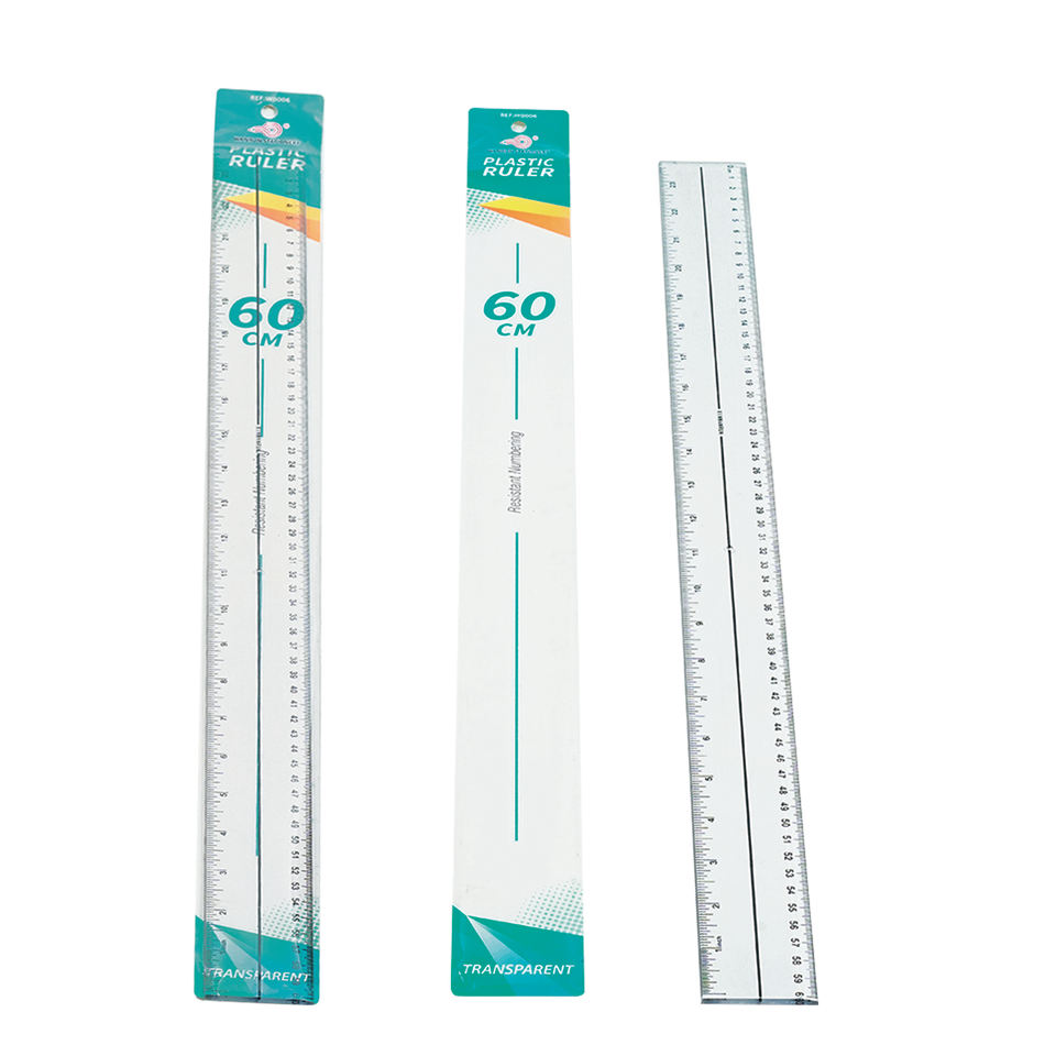Factory-issued Transparent Plastic Classroom Rulers 50cm-Drafting Tools ...