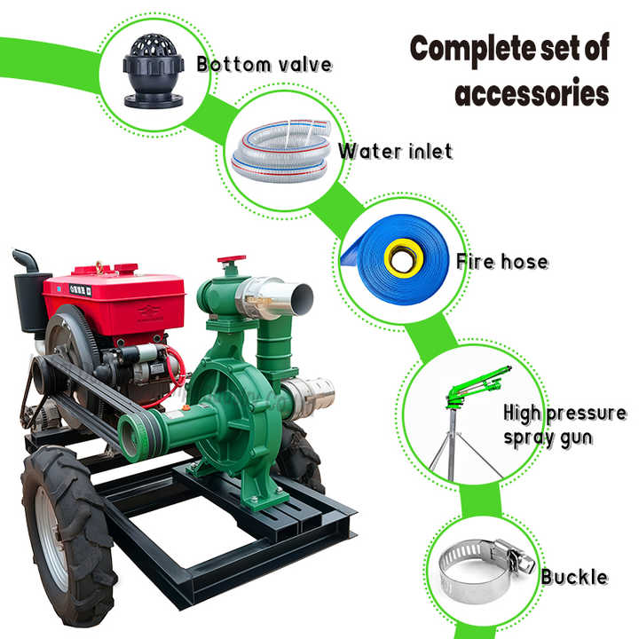 Diesel Engine Water Pump Sprinkler Irrigation 4 Inch Type Water Pump ...
