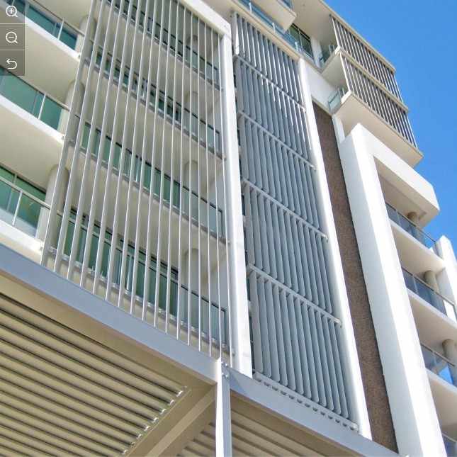 Modern House Design Sun Shade Prefabricated Horizontal/vertical Sun ...