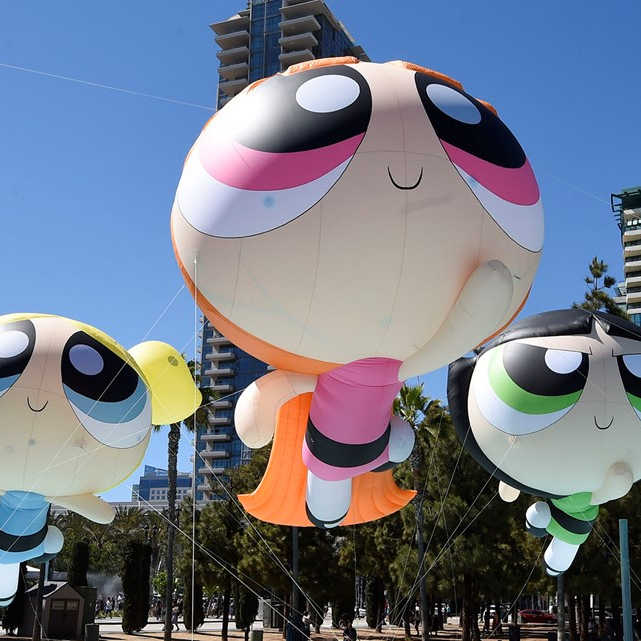 Custom Helium Inflatable Powerpuff Girls Balloon - 2m-10m