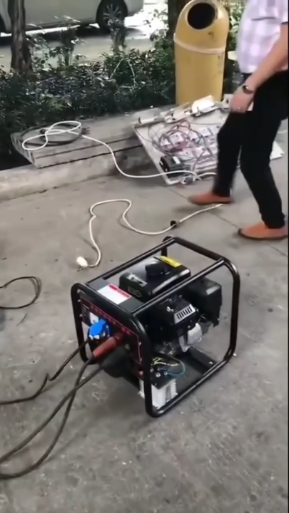 Small Engineering Outdoor Power Generation Welding Machine Dual-use All ...