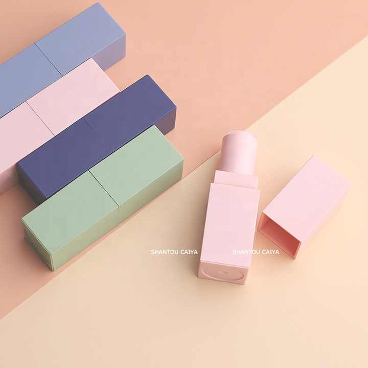Refillable Pink Square Lipstick Containers - Luxury Cosmetics Packaging