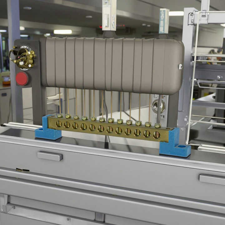 Brass PCB Busbar Barrier Terminal Blocks - Reliable Connections