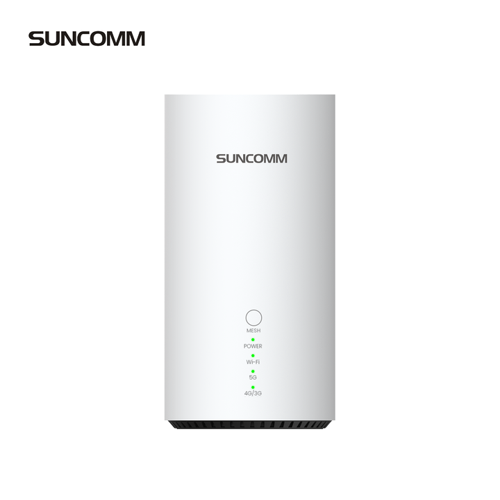 SUNCOMM SDX75 5G sim路由器蜂窝BE7200运营商聚合全家庭WiFi 7网状网关NFC企业X75 5g路由器 ...