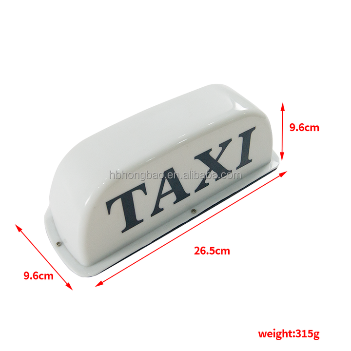 2023 New Design 12v Taxi Cab Sign Roof Top Car Magnetic Lamp Led Light ...