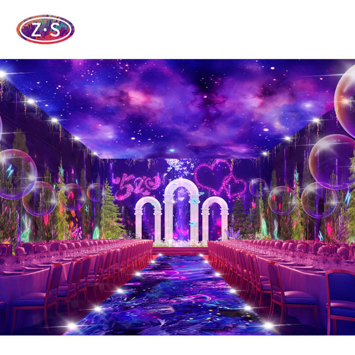 Immersion Advertising Equipment Indoor 3D Hologram Projector Wedding ...