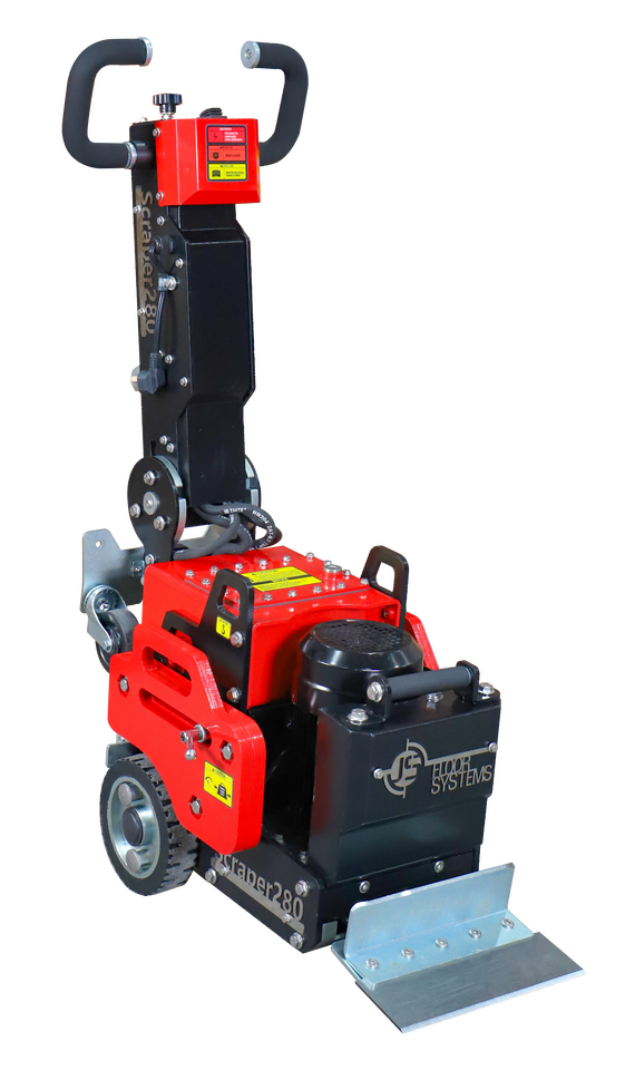 Walk-behind Floor Scraper JS280 Hydraulic Floor Stripper 2HP Flooring ...