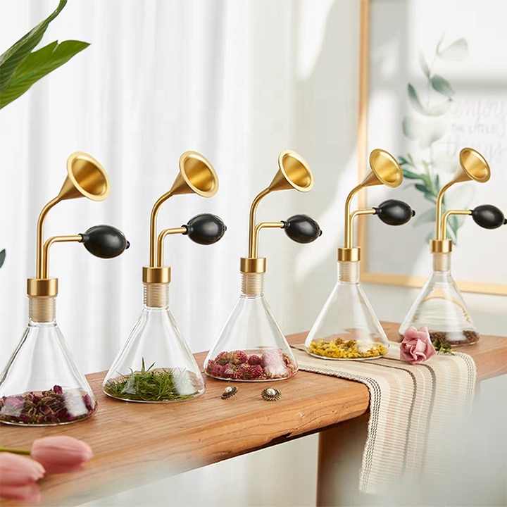 300ml Customized Fragrance Glass Bottle Coffee Aromatherapy Smeller ...