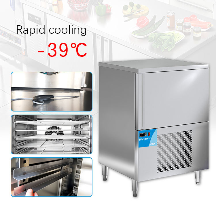 MEHEN MB6T Gelato Ice Cream Quick Fast Instant Freezing Shock Freezing ...