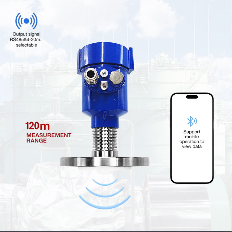 ATEX Certified 80GHz Continuous Wave radar Level Sensor Transmitter ...