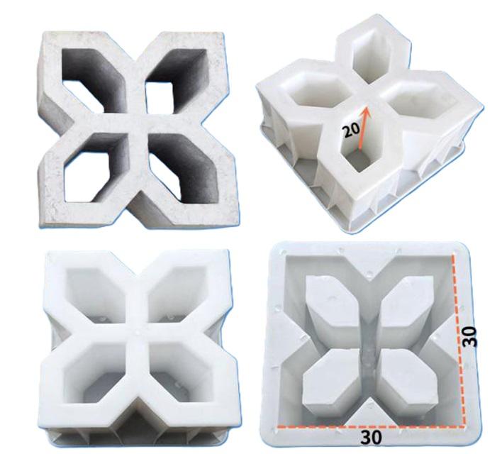 Breeze Block Moulds - Durable ABS Plastic for Easy Assembly