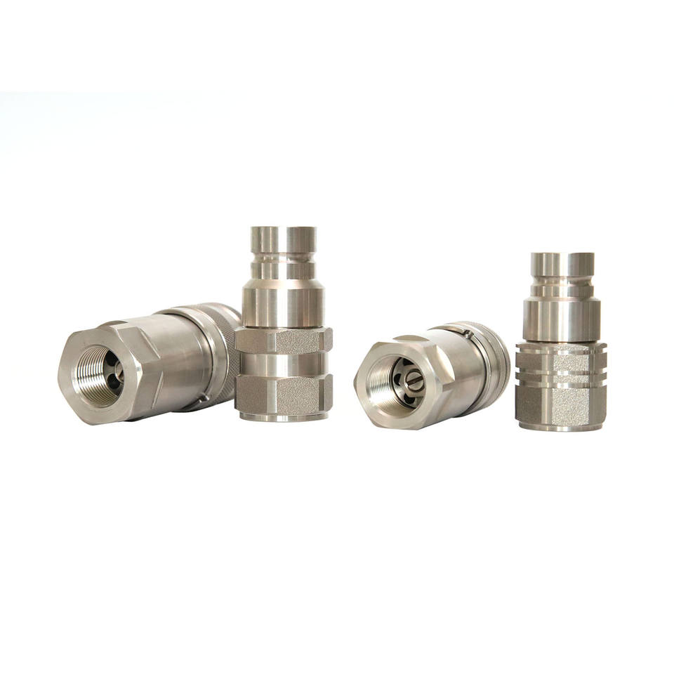 NAIWO Stainless QRC Quick Coupling Hydraulic Quick Coupler FLAT FACE ...