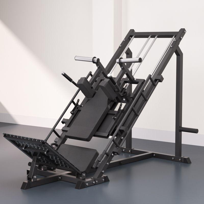 Sports Trainer Commercial Grade Steel Split Leg Press Dual Function ...