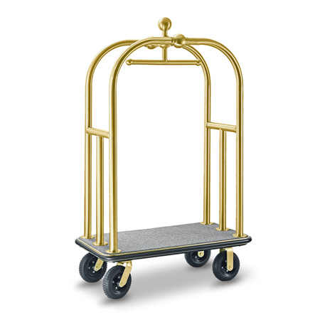5 Star Hotel Lobby Luggage Trolley - High Quality Bellman Cart