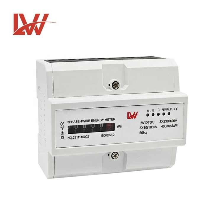Lw-dts/j Mechanical Energy Meter 230v 3 Phase Kwh Meter - Oem