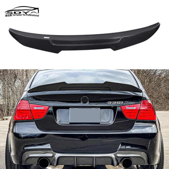 E90 Car Spoilers Trunk Spoiler PSM Style High Quality Carbon Fiber Rear ...