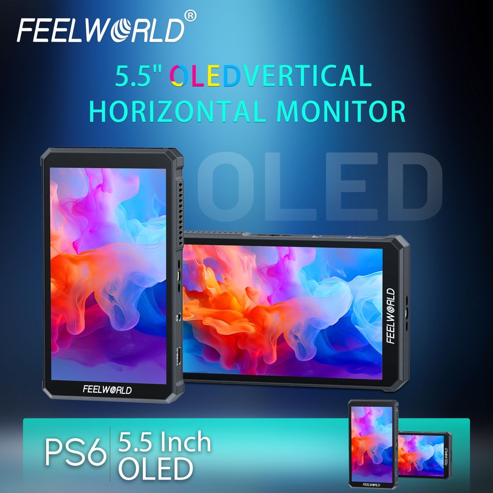 FEELWORLD PS6 5.5" OLED 4K Touch Camera Monitor Factory Direct B2B ...