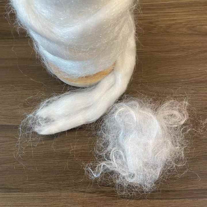 Polyamide Nylon 6 Staple Fiber TBL Trilobal Bright Shine 7D 10D 15D 30D ...