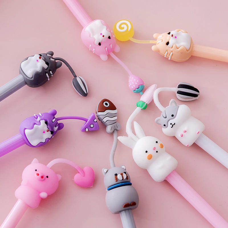 Cute Cartoon Creative Gender-neutral Pen Girl Heart Animal Tentacles ...