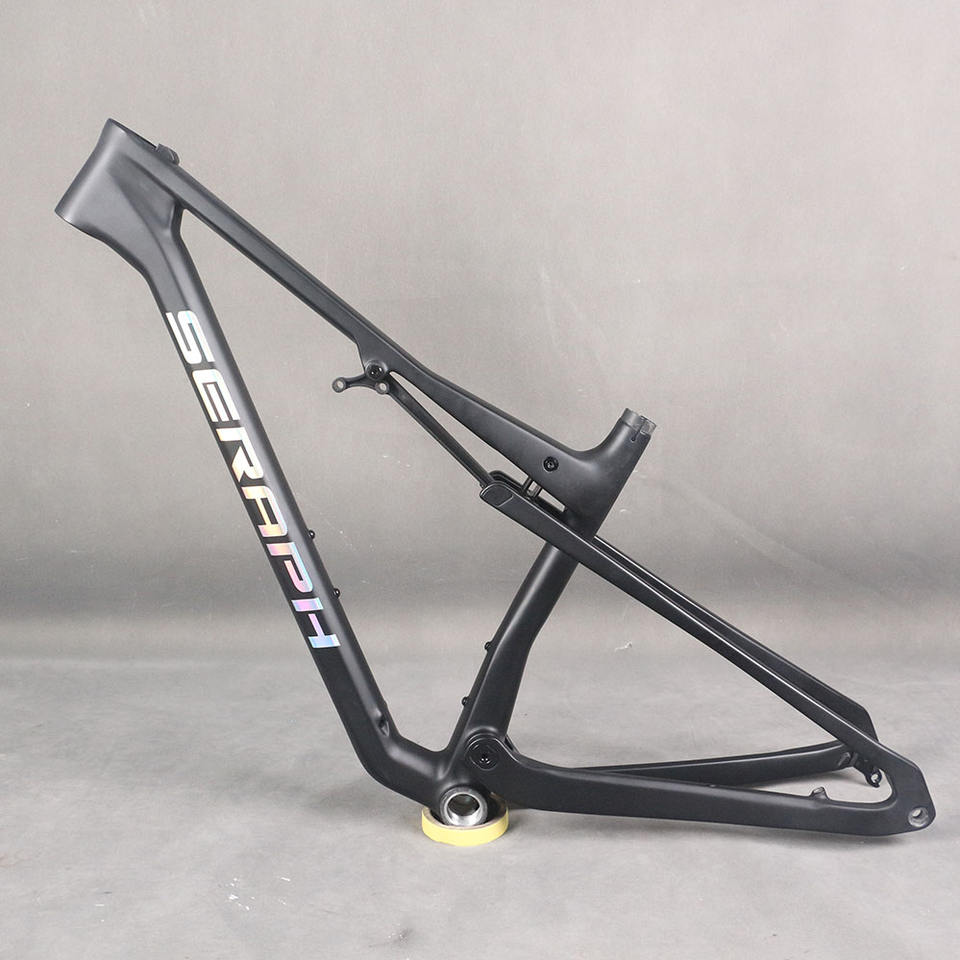 SERAPH Carbon Frame 29er MTB Full Suspension T1000 Frameset BSA ...