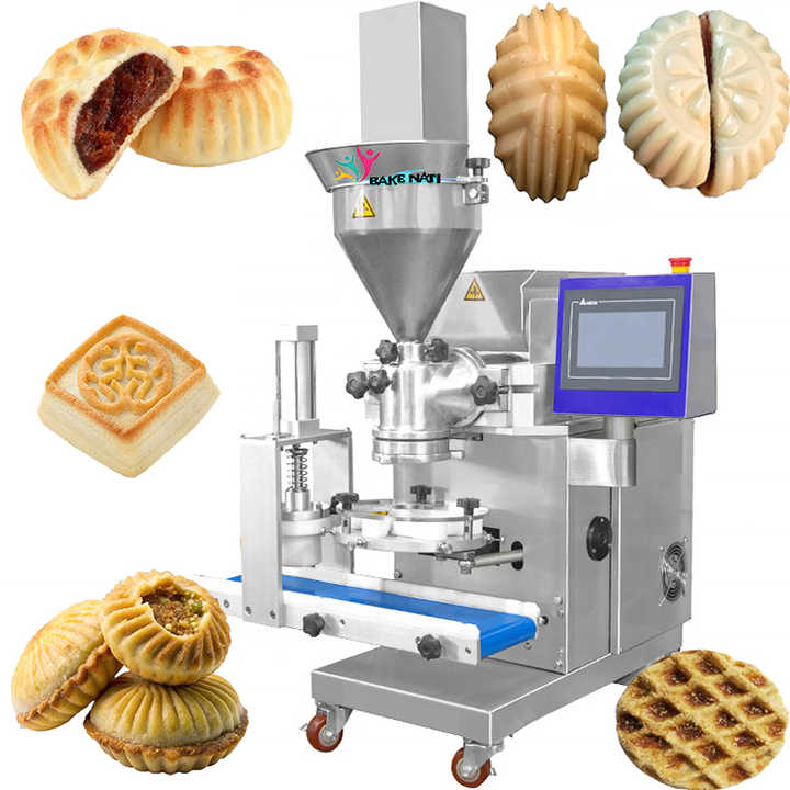 High Speed Semi Automatic Maamoul Mooncake Production Line Mooncake ...