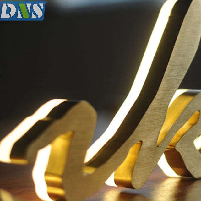 Denison Stainless Alphabet Light Channel Custom Business Signage Letter ...