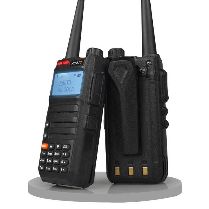 KSUN KSX-UV3D 8W High Power Long Range Walkie Talkie Set