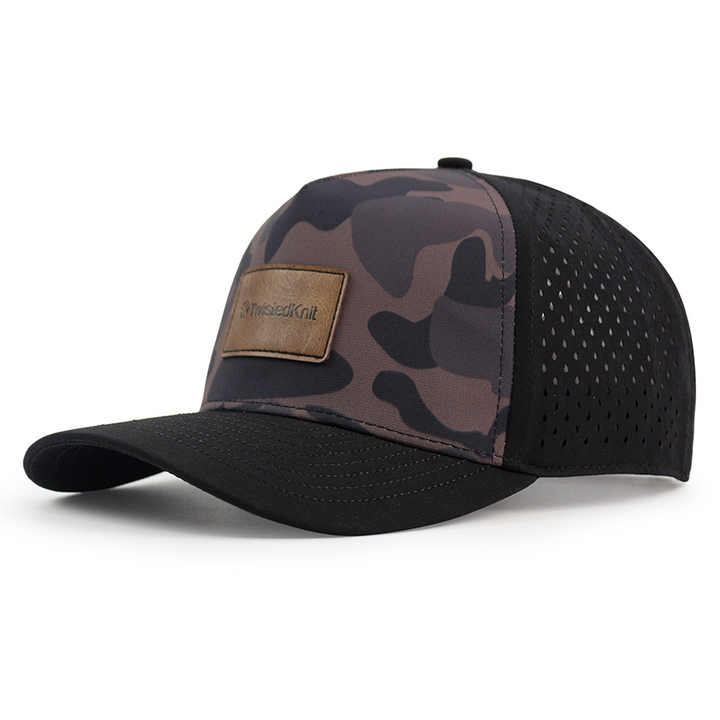 HS41 PVC Logo Custom Hydro Waterproof Performance Snapback Hat