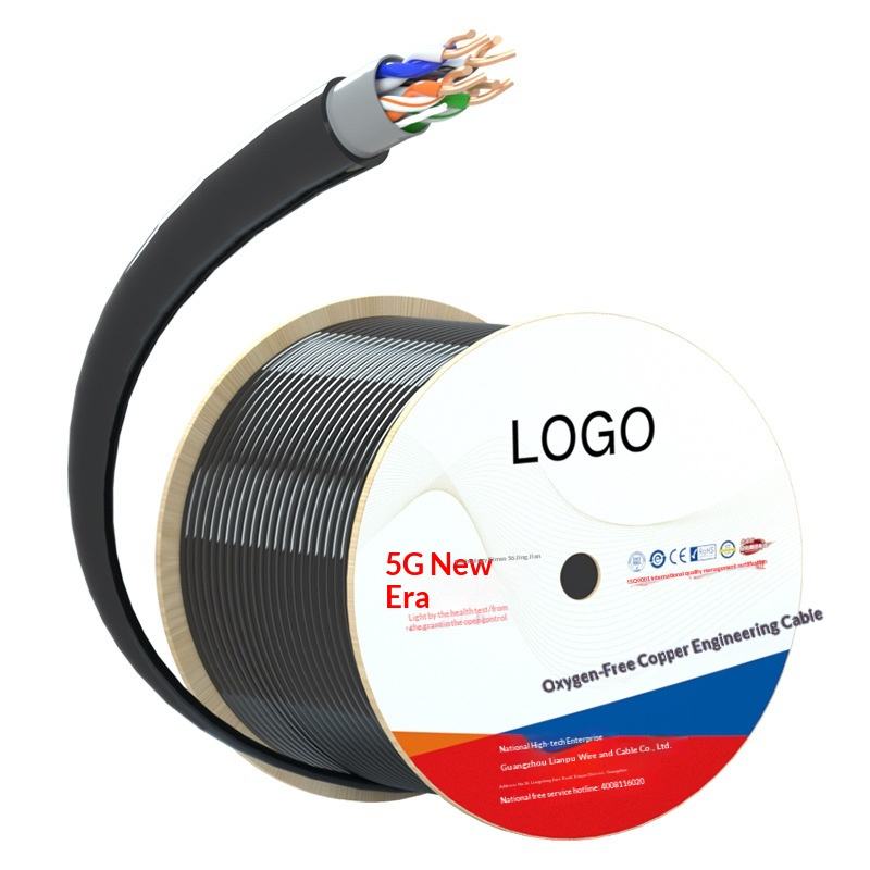 Outdoor CAT5e Network Cable POE Function Double Skin Waterproof 300m ...