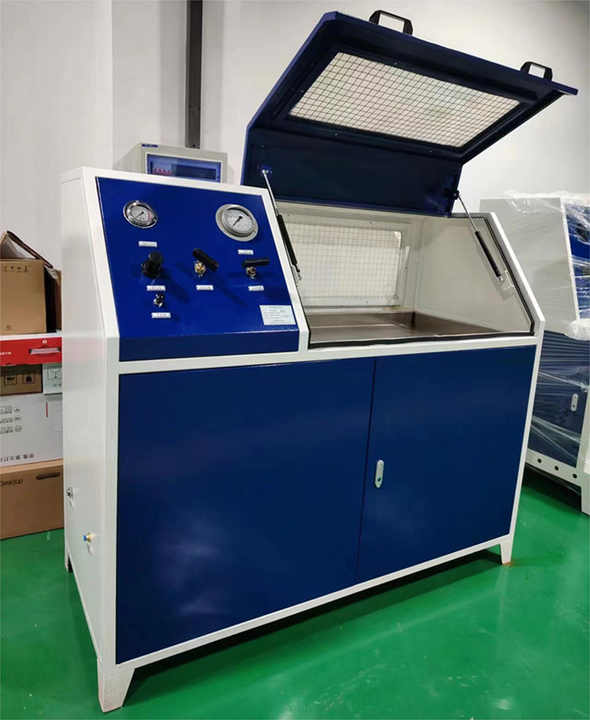 Manual Control of Hydraulic Pressure Testing Machine, Valve Pressure ...