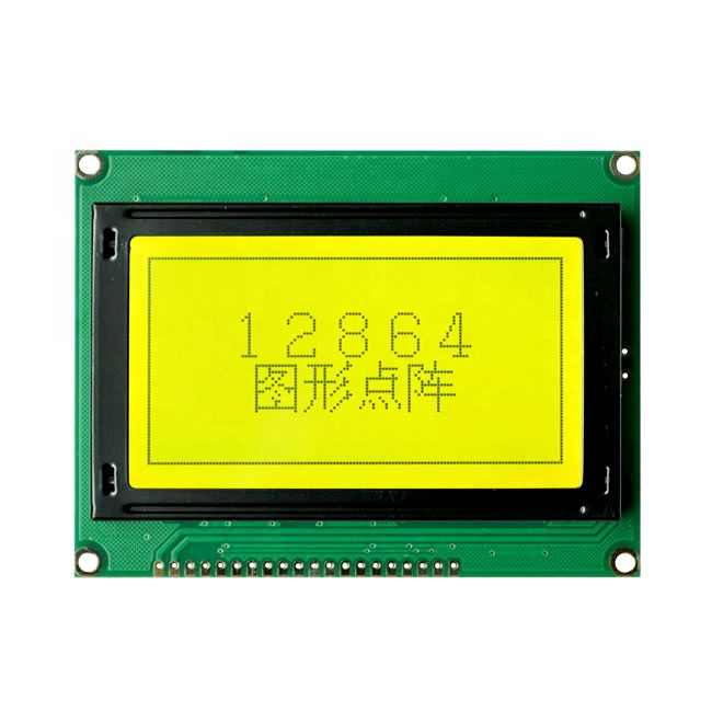 Yellow Green Screen 128X64 5V 12864 LCD display module LCD12864 ( Blue/Gray/Yellow-Green)STN ...