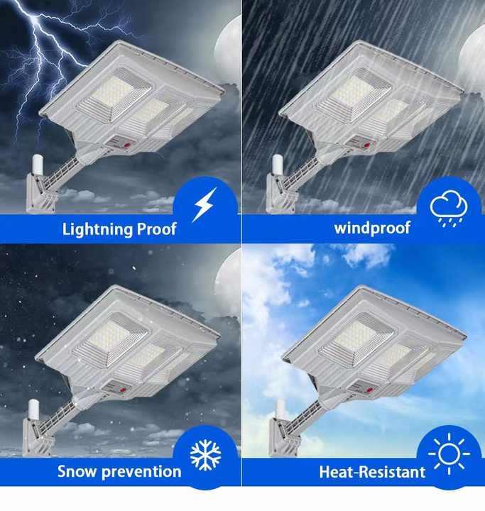 2024 New All-in-One 500W Solar Street Light IP66 Waterproof LED with ...