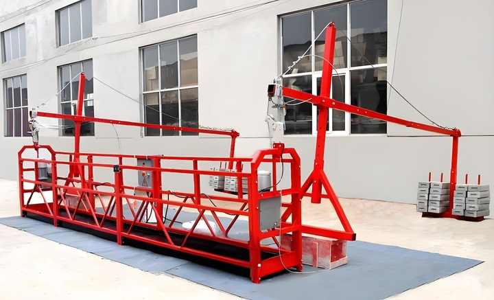 Zlp630 Zlp800 Galvanized Electric Work Platform with New Motor Engine ...