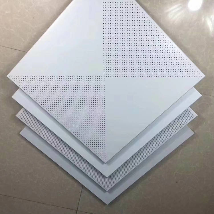 Aluminum Alloy Perforated Square Ceiling Panels Fireproof Waterproof ...