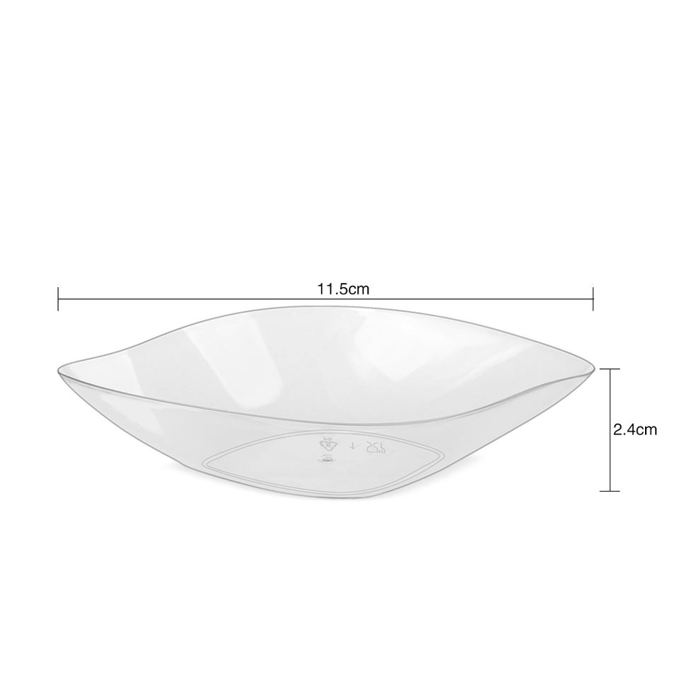 Disposable Ice Cream Plastic Dish, Simple PS Product Mousse Sauce Dish ...