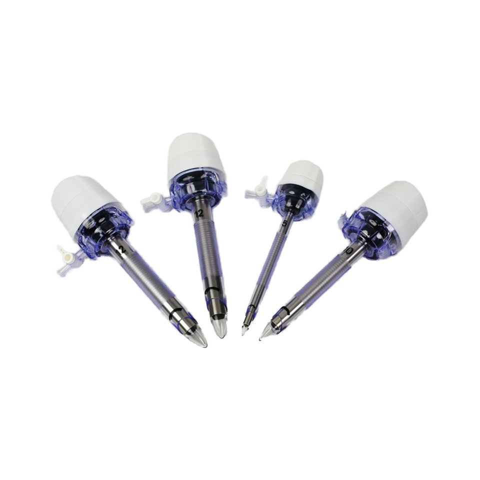 Disposable Laparoscopy Safety Trocar with Needle Holder Stainless Steel ...