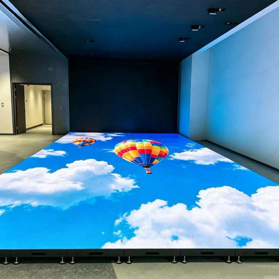 Pressure Sensitive Floor Tile Display P3.9 Dance Floor Screen Seamless ...